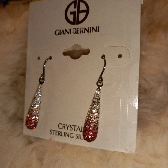 Giani Bernini | Jewelry | Nwt Giani Bernini Pink Crystal Teardrop ...